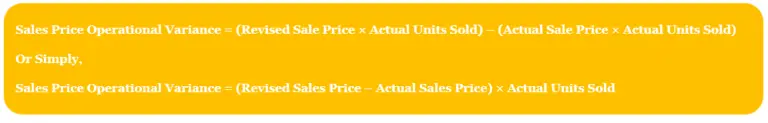 What is Sales Price Operational Variance? - Accounting Hub