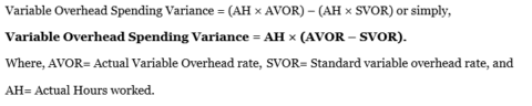 What is Variable Overhead Spending Variance? - Accounting Hub