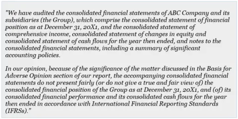 4 Types of Audit Opinion - Accounting Hub