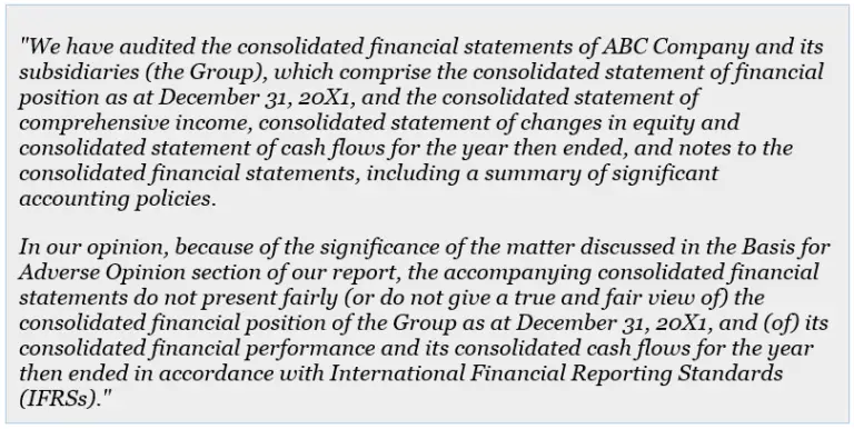 4 Types of Audit Opinion - Accounting Hub