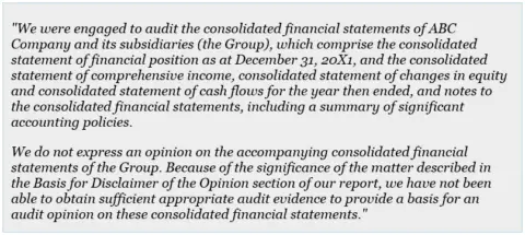 4 Types of Audit Opinion - Accounting Hub