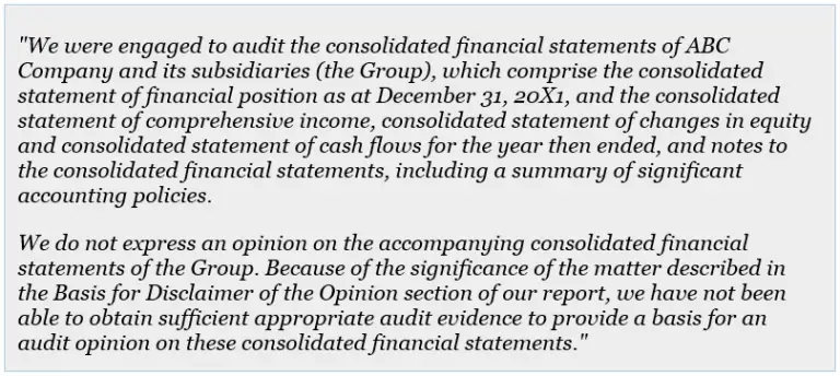 4 Types of Audit Opinion - Accounting Hub